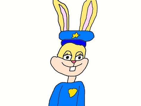 Lola Bunny The Police Officer As Judy Hopps By Mikejeddynsgamer89 On