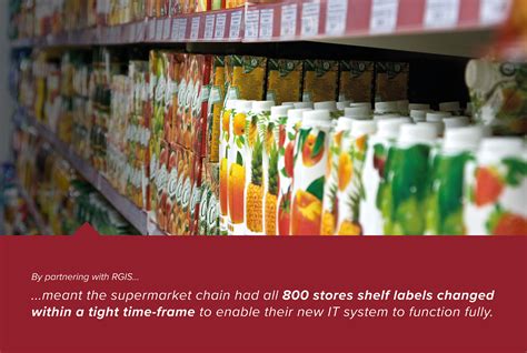 Updating Shelf Labels For All Products Across Whole Estate Rgis