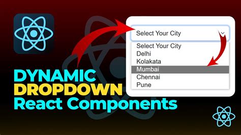 Dynamic Dropdown In React React App Youtube