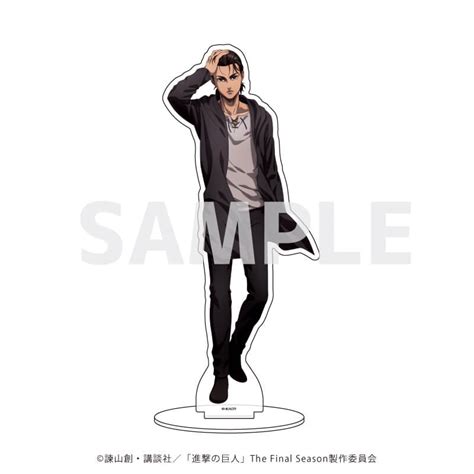 キャラアクリルフィギュア「進撃の巨人」18エレン描き下ろしイラスト｜アニメ・キャラクターコラボグッズのecならeeo Store（イーオストア）