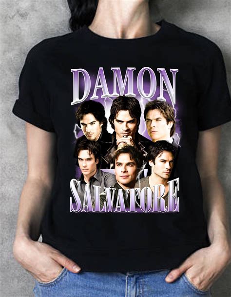Black Damon Salvatore T Shirt Mens Heavyweight T Shirt S Sold By