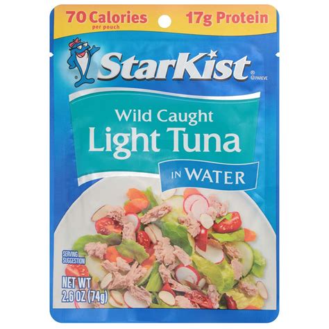 Starkist Chunk Light Tuna In Water Pouch Shop Seafood At H E B