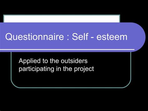 Ppt Self Esteem [hungary] Ppt