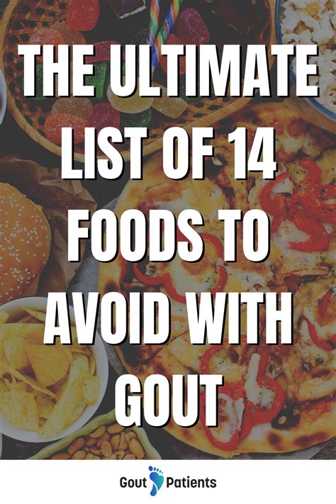 Gout What Not To Eat List Printable
