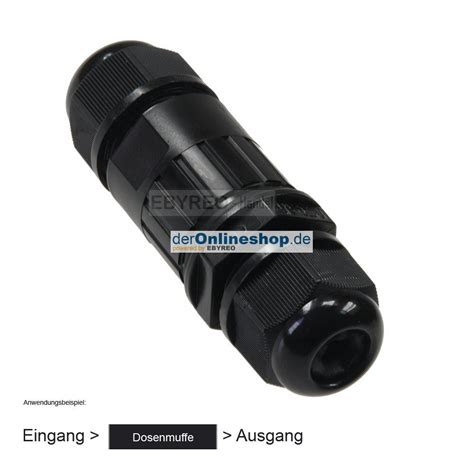 EbyReo Polige Dosenmuffe IP V Verbinder DerOnlineshop De
