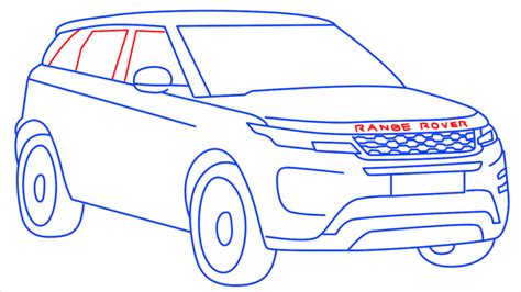 How To Draw Land Rover Car Step By Step 18 Easy Phase