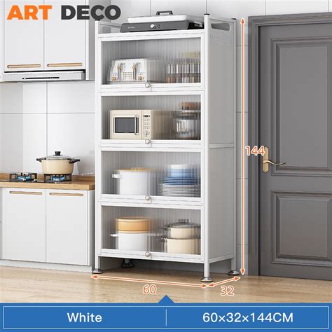 Kitchen Cabinet Microwave Oven Rack Rak Kabinet Dapur Kitchen Storage