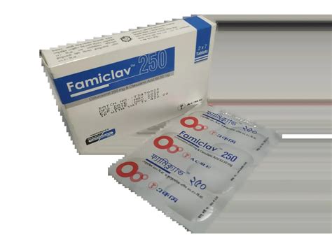 Famiclav 250 Tablet 250mg 62 5mg Uses Dosage Side Effects Generic Price Osudpotro