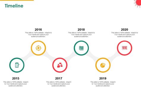 Timeline 2015 To 2020 N263 Powerpoint Presentation Design Inspiration Presentation Graphics