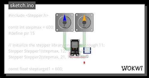 Stepper Motor Esp32 Copy 2 Wokwi Esp32 Stm32 Arduino Simulator