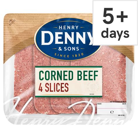 Denny Corned Beef 4 Slices Tesco Groceries