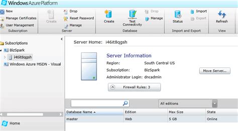 how to set up a database driven azure site simple talk