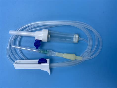 ISO CE Medical Disposable Drops Ml Mlchamber Infusion Set With Needle Disposable And