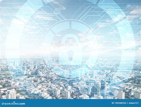 Cryptography And Encryption Algorithm Concept Stock Image Image Of
