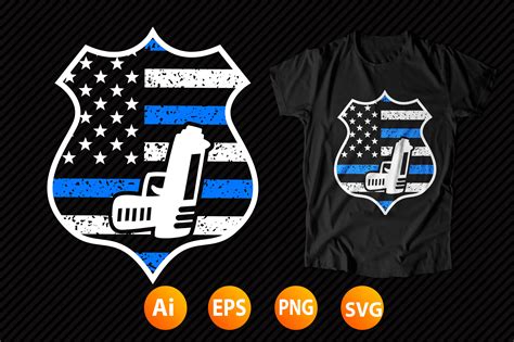 Police T Shirt Design 27 Graphic By Unique T Shirt78 · Creative Fabrica