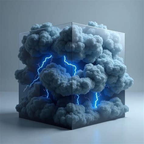Free Lightning Cube Storm Image Storm Cube Lightning Download At