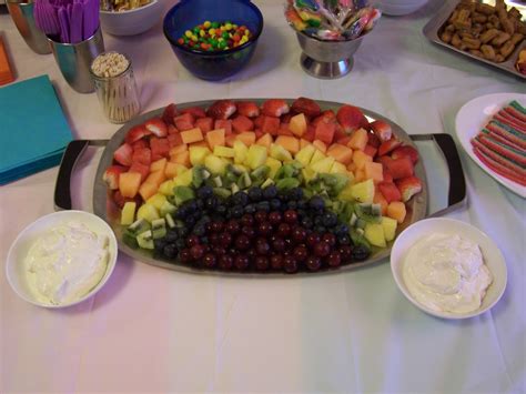 A Work In Progress Rainbow Party Foods