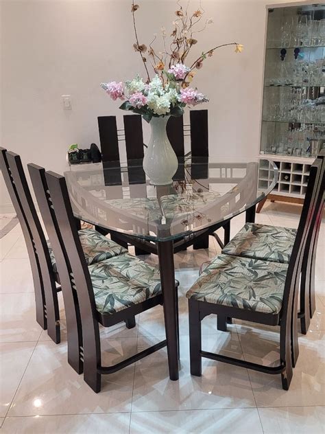 Mesa Triangular Com 6 Cadeiras Cadeira Silvia Design Usado 83364269