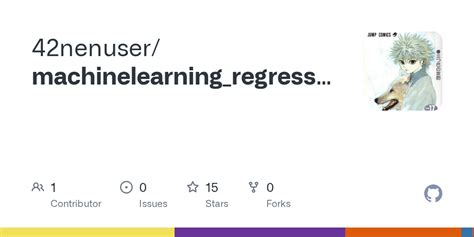 Github 42nenusermachinelearningregression