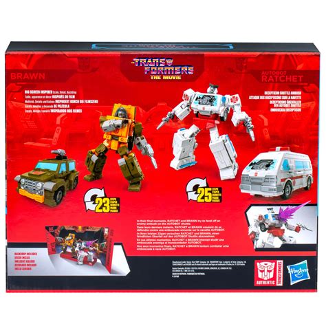 Transformers 玩具 Studio 系列豪華級《變形金剛電影版》86 27 大漢與 86 28 博派力捷 2 件裝，45 變身