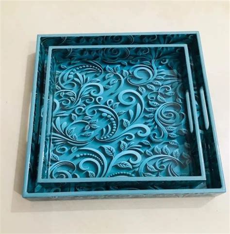 Wooden Tray Fancy Printed Tray Set Printed Mdf Serving Tray