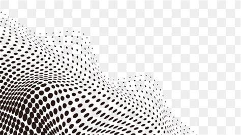 Abstract Dot White Polka Dot Black White Abstract Point Wave Point
