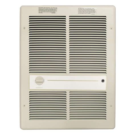 Tpi 4000w 277v 3310 Series Fan Forced Wall Heater Ivory Without