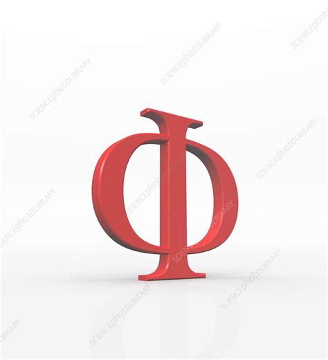 Greek Letter Phi Upper Case Stock Image F004 0896 Science Photo Library