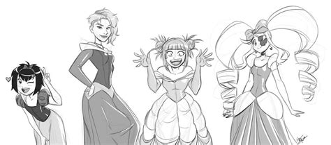 Marvelanime Princesses 2 By Alienhominid2000 On Deviantart