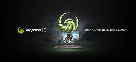 MSI Brings the New Alpha Series, the First 7nm Technology Gaming Laptop