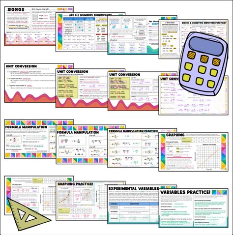 Science Skills Chapter Sigdigs Sci Notation Formula Manipulation
