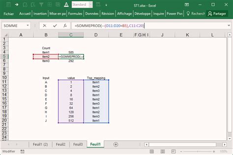 excel sumproduct with mapping multiple rows stack overflow