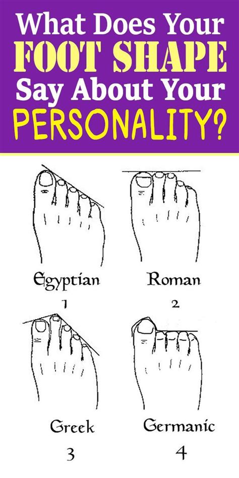 What Does Your Foot Shape Say About Your Personality Personality Shape Of You Sayings