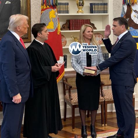 Todd Blanche Sworn In As U S Deputy Attorney General The Yeshiva World