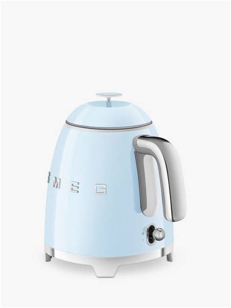 Smeg Klf05 Mini Electric Kettle 08l Pastel Blue