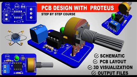 Pcb Design With Proteus Udemy Course Youtube