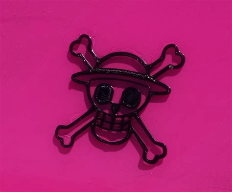 3d Printed Straw Hat Pirates Skull Logo • Made With Ender 3 Pro・cults