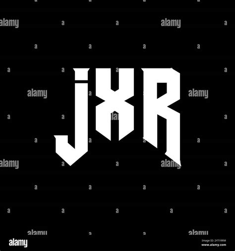 Jxr Letter Logo Design For Technology Company Jxr Logo Design Black