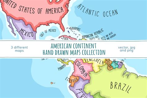 Big Bundle Of Hand Drawn Maps Illustrations ~ Creative Market