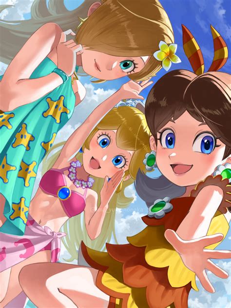 Princess Peach Rosalina Princess Daisy Princess Peach Rosalina And