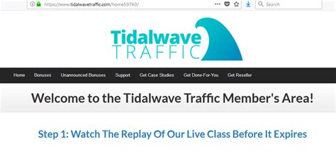 Tidal Wave Traffic Review The Secret Traffic Source Revealed