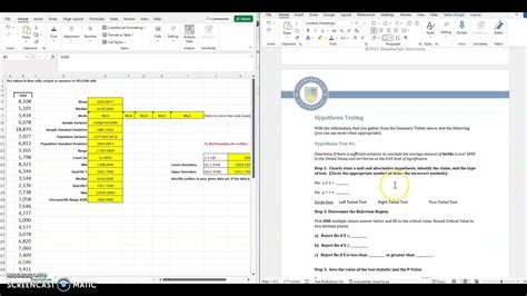 Hypothesis Testing Part 2 Youtube