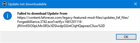 Cant Update FAForever Forums