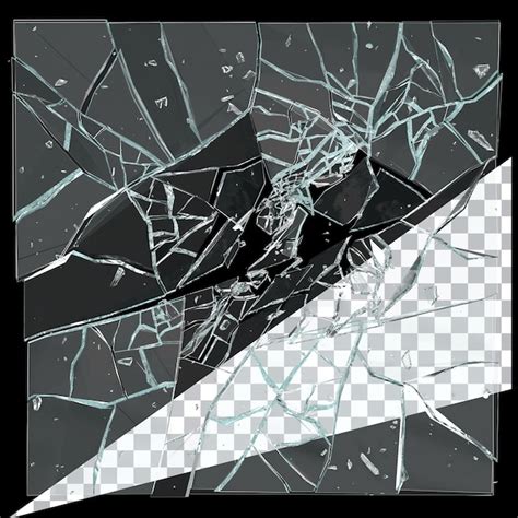 Premium Psd Broken And Shattered Glass