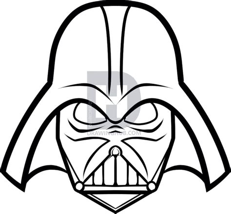 Darth Vader Mask Sketch At PaintingValley Com Explore Collection Of Darth Vader Mask Sketch