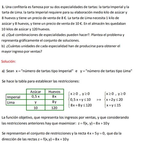 APLICACIÓN DE PROGRAMACIÓN LINEAL Otros ejercicios