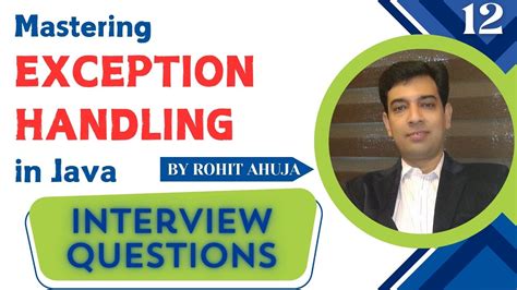 Exception Handling In Java Interview Questions YouTube