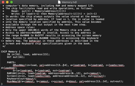 Solved Overview The Hack Computer S Memory Is Composed From Chegg
