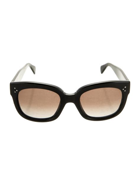 Celine Wayfarer Gradient Sunglasses Black Sunglasses Accessories