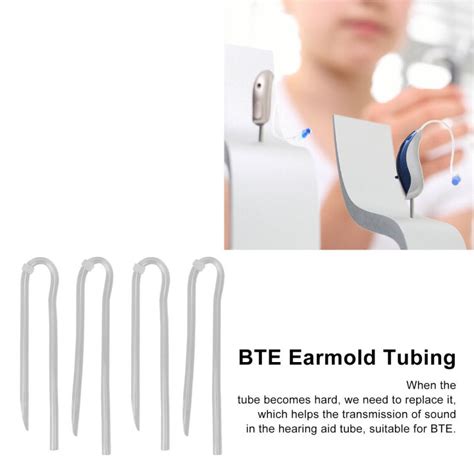 Preformed Hearing Aid Tubing Hygienic Earmold Hearing Aid Tube Safe For